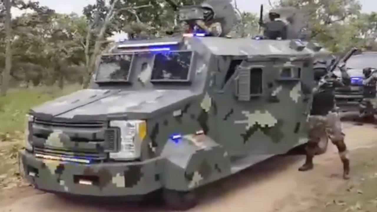 Los “monstruos” blindados que utilizó CJNG en ataque a Villa Victoria ...