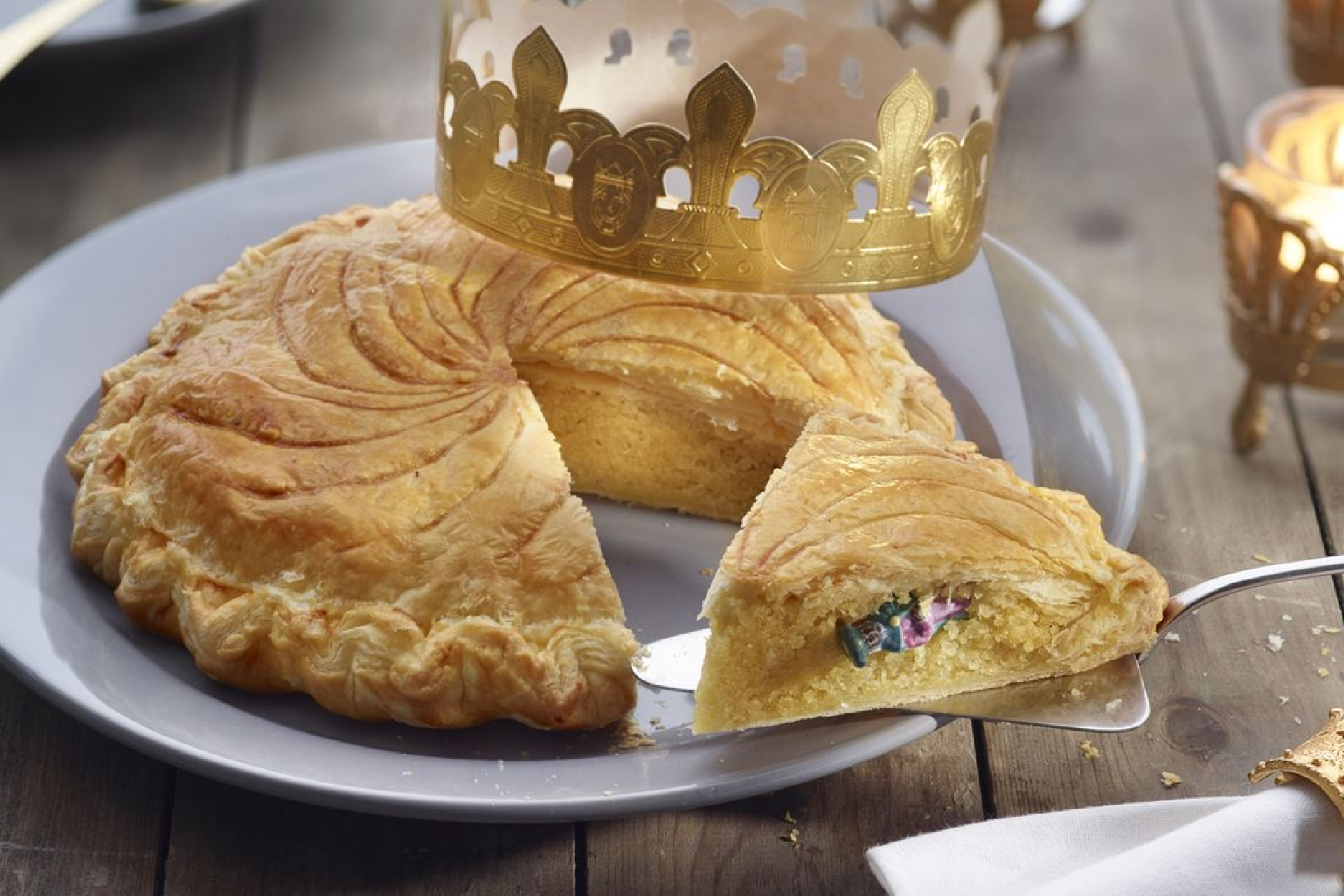 "Galette de Rois" es la versión francesa de Rosca de Reyes
