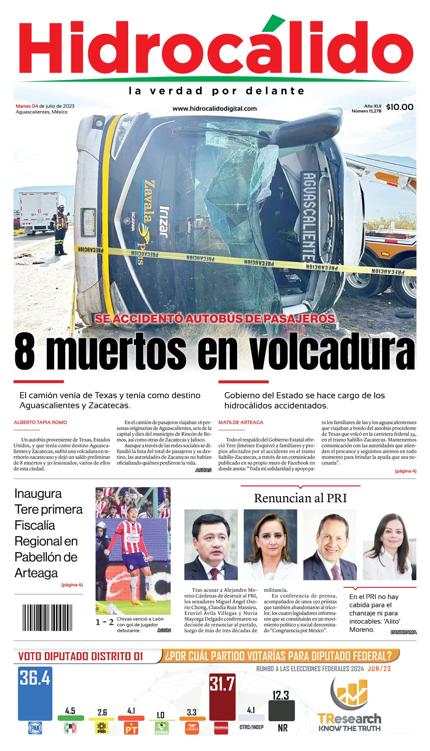 Hidrocálido 4 de julio de 2023 – Periodico Hidrocalido Digital