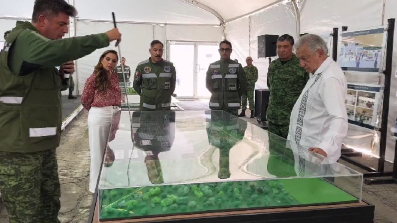 AMLO supervisa avances del Tren Maya y Aeropuerto de Tulum en QR | Periodico Hidrocalido Digital