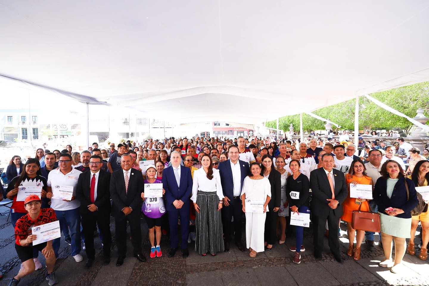 «Los felicito, gracias por su entrega y compromiso», destacó Tere ...