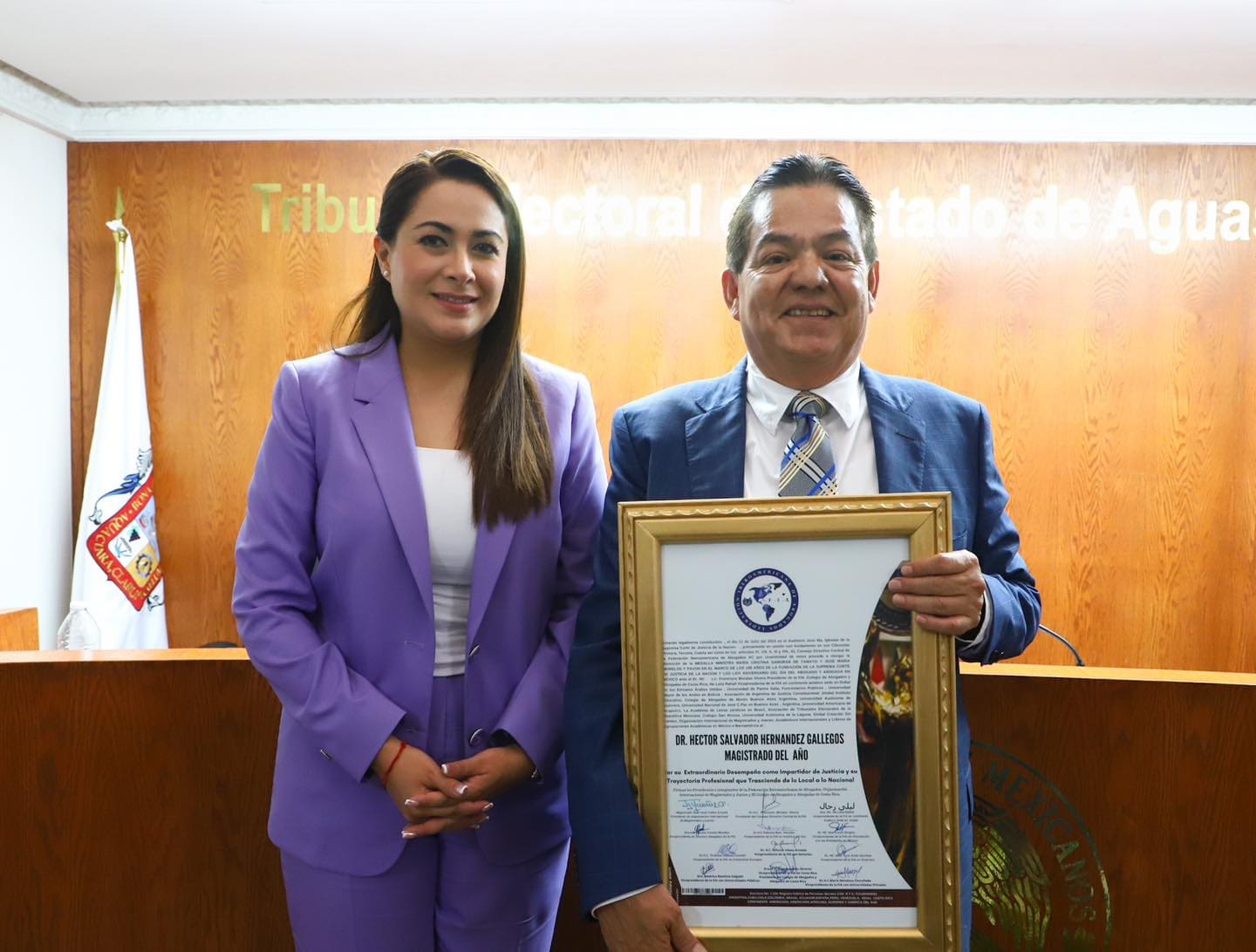 Reconoce Tere labor del TEEA | Periodico Hidrocalido Digital